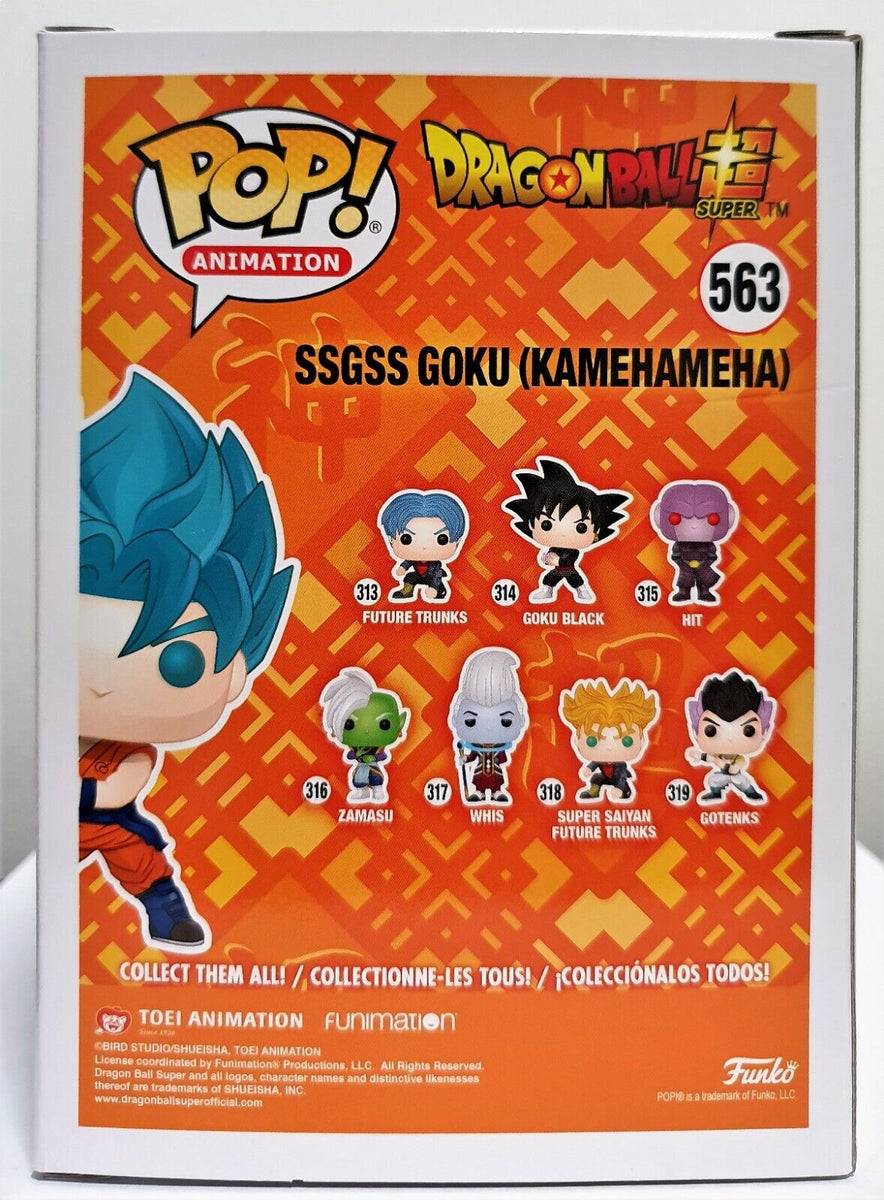 Funko Pop SSGSS Goku Kamehameha Metallic # 563 Dragonball Super Brand ...