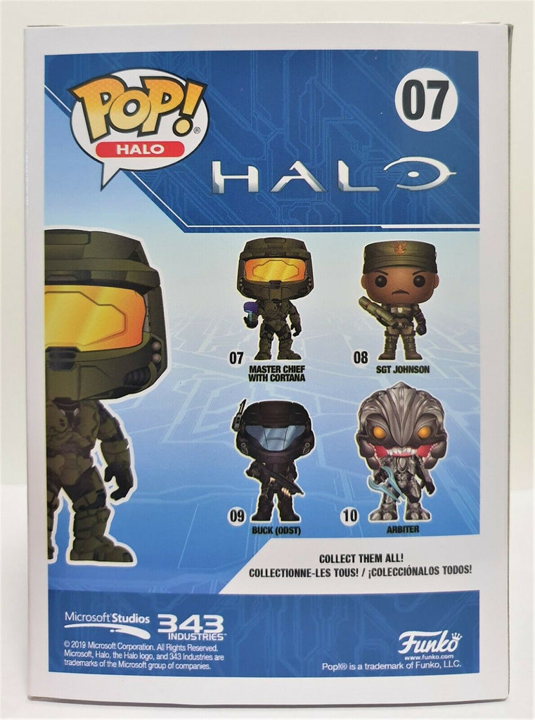 Funko Pop Master Chief With Cortana Metallic Gold # 07 Halo Special Ed ...